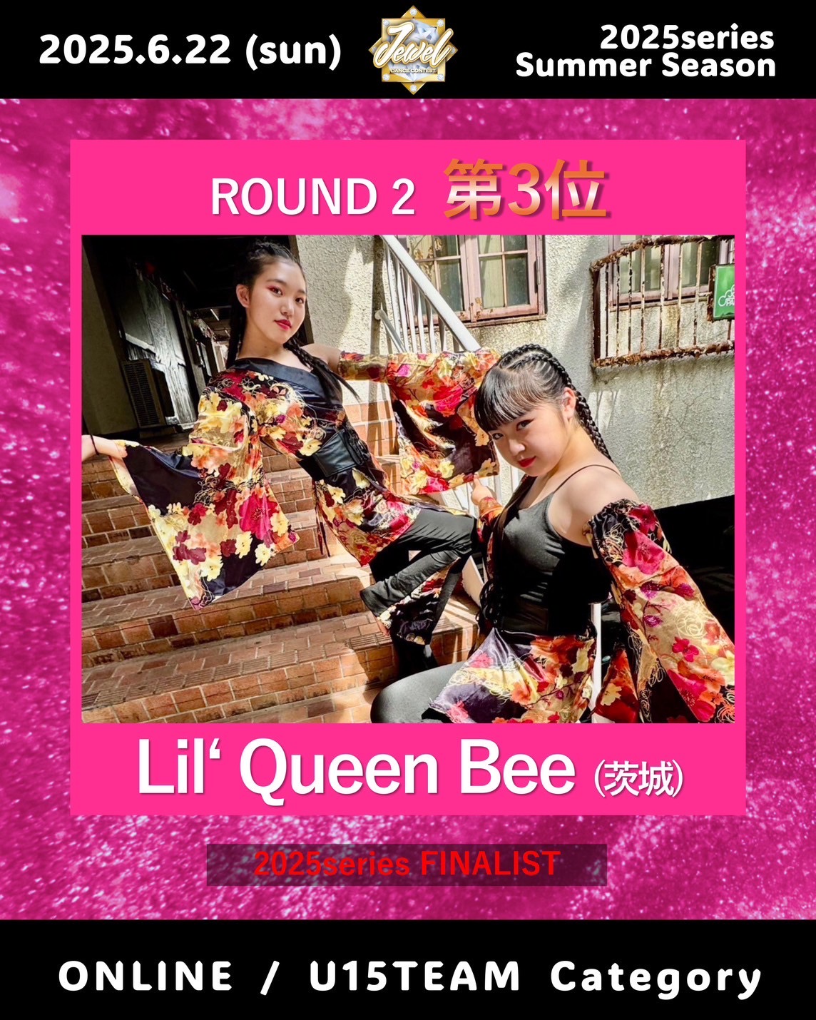 雷 CHIHIRO選抜チーム Lil’ Queen Bee 第3位 – LINE DANCE STUDIO BLOG